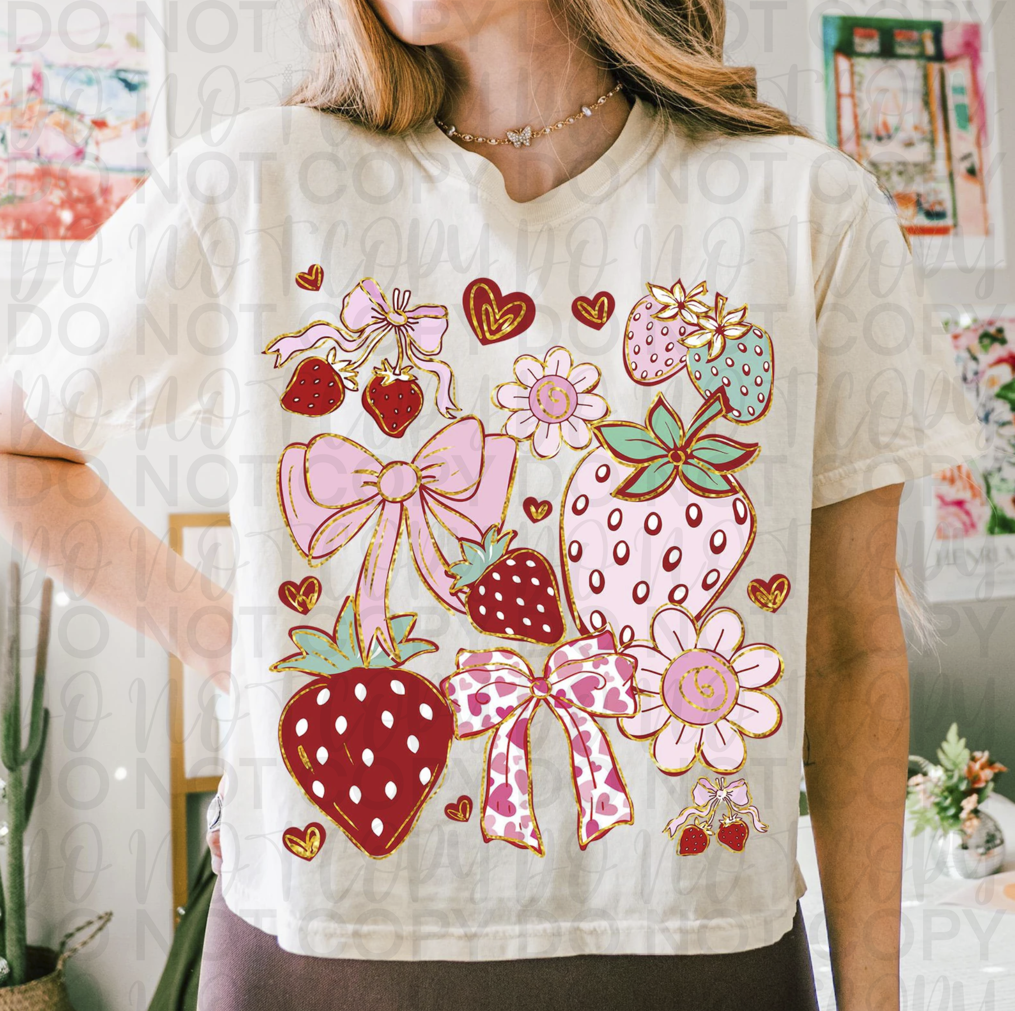Boho Strawberry Coquette PNG – The Urban Artisan Co